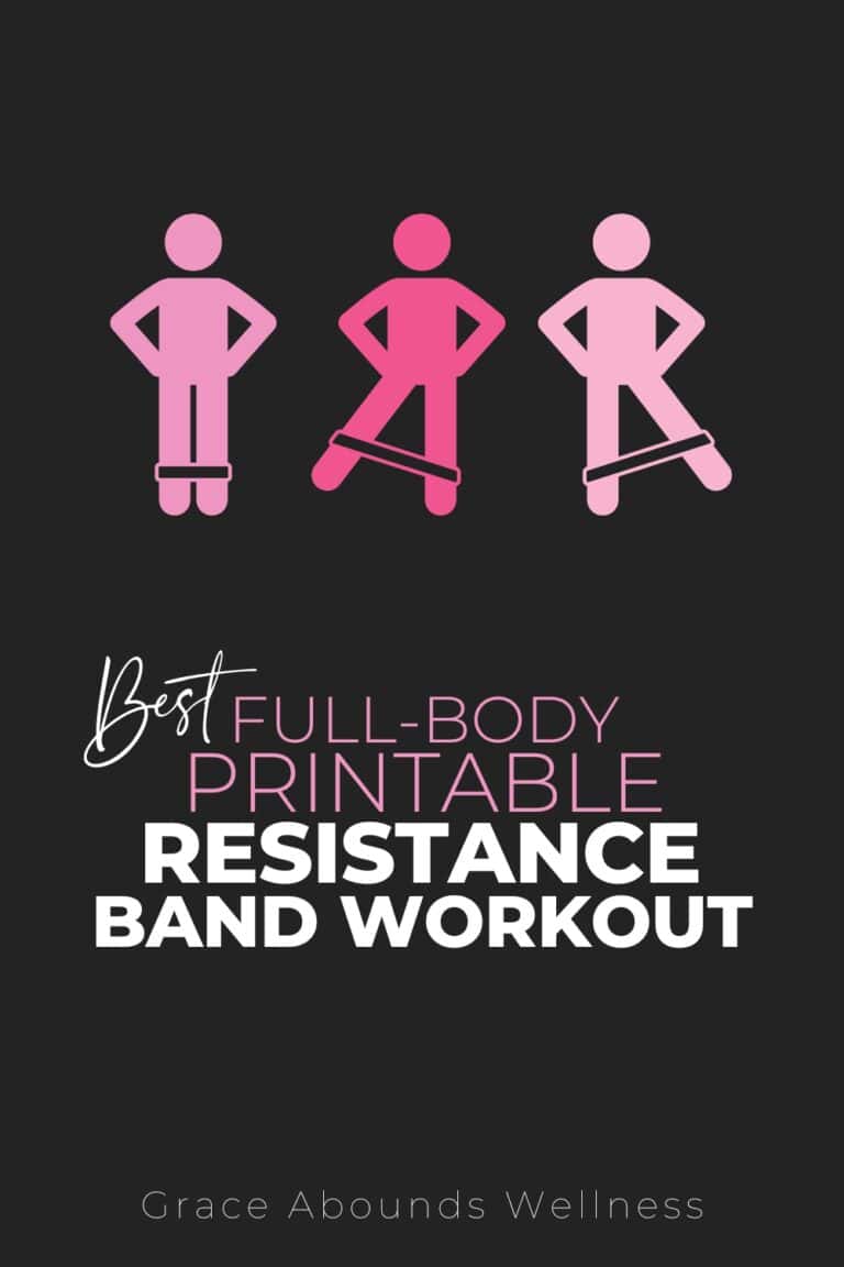 Best Full-Body - Printable Resistance Band Workout | GRACE ABOUNDS WELLNESS